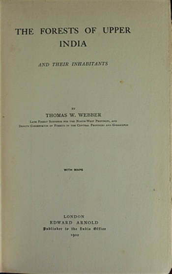 The Forests Of Upper India And Their Inhabitants